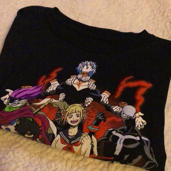 Hot Topic | Tops | My Hero Academia League Of Villains Hottopic Shirt ...